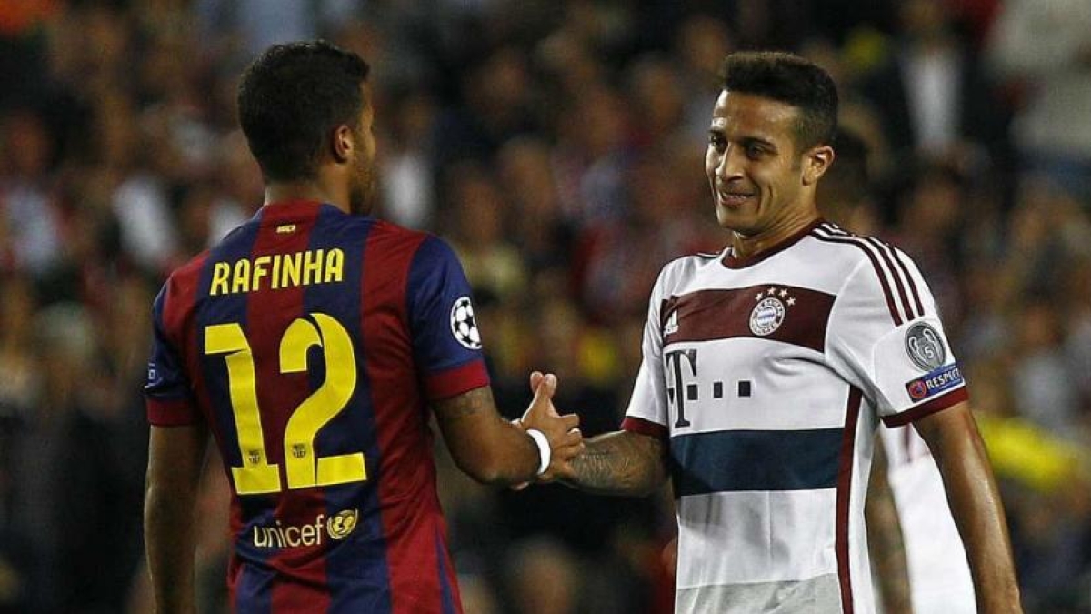Rafinha y Thiago Alcántara triunfan lejos del Barça